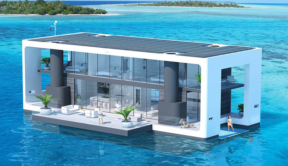 These hurricane-proof floating homes are packed with green features ...